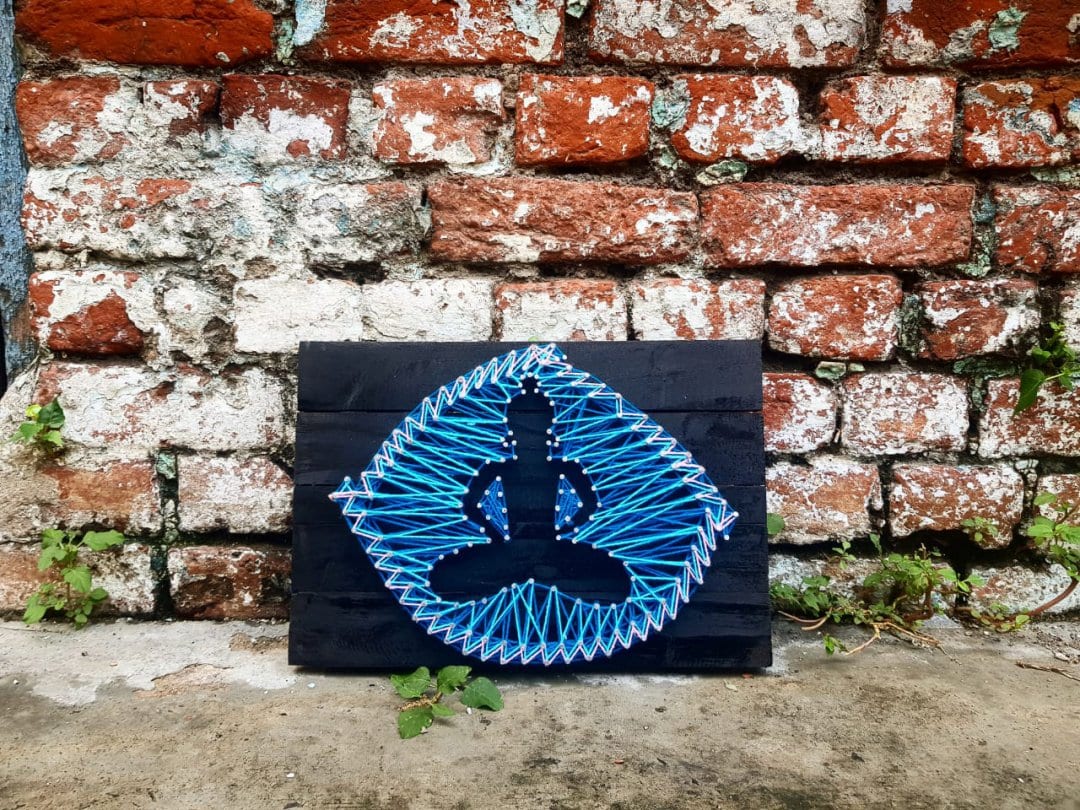 Buddha String Art - Stoned Santa