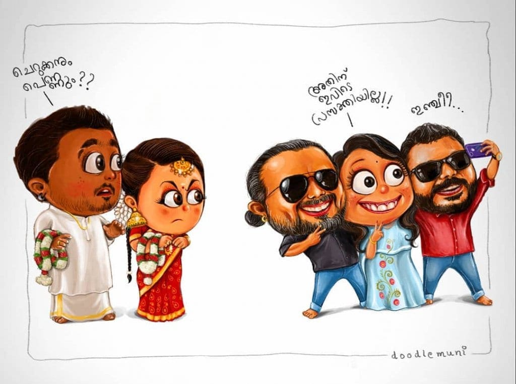 Doodling his way through life - Meet Arosh Thevadatil a.k.a 'Doodle ...