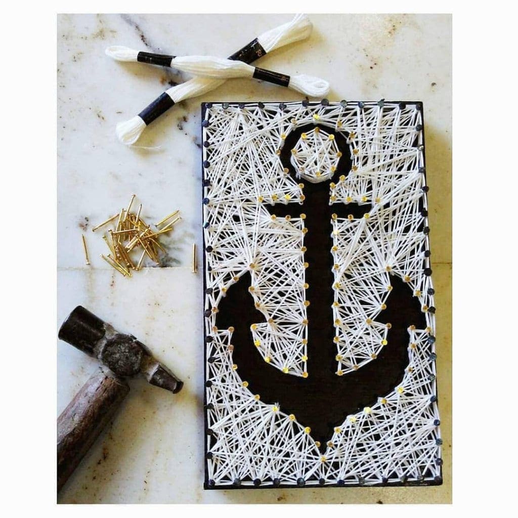 Anchor String Art by Anjani - Stoned Santa