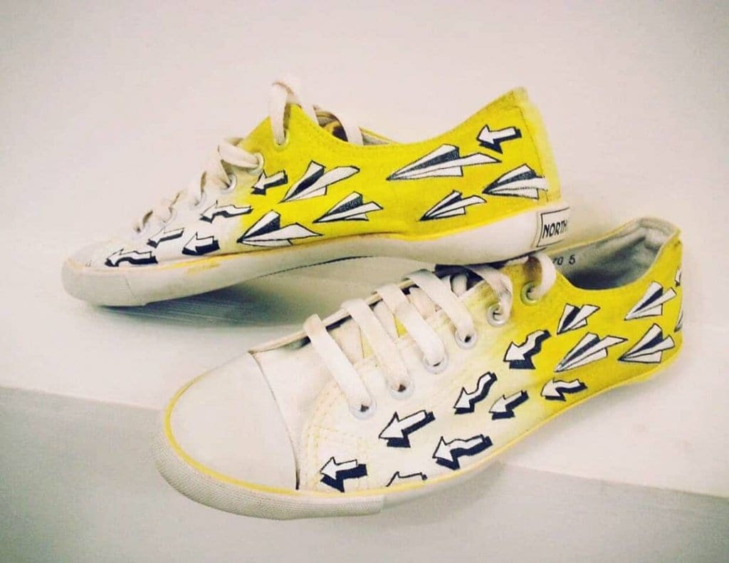 Customized Shoes With Patterns By Nidhi - Stoned Santa