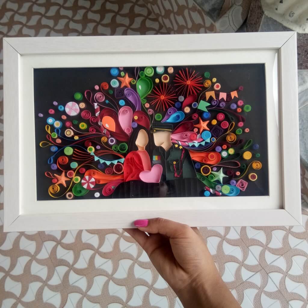 Paper Quilling - Buy Personalised Quilling Art - Custom designs