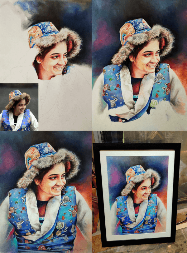 Personalized Handmade Portraits - Convert photos to Art